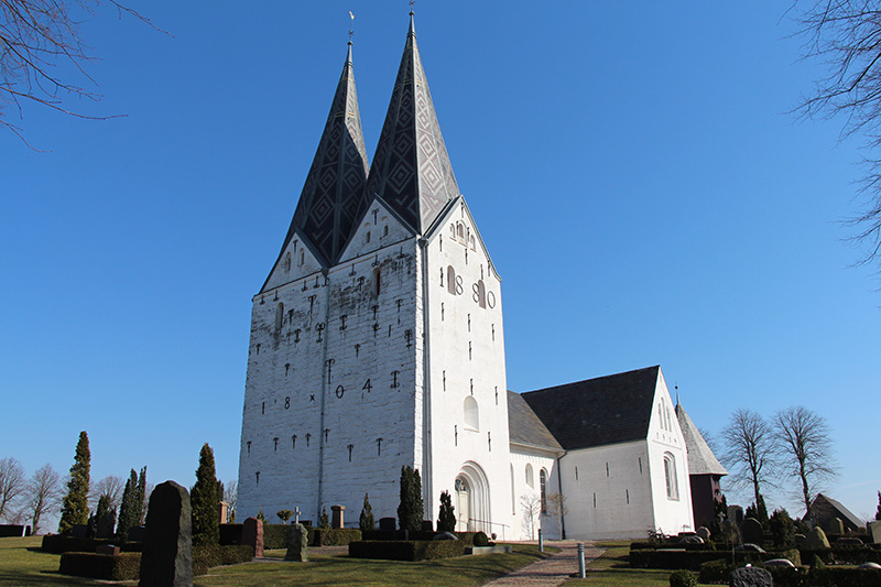 Die Zwillingstürme von Broager (Dänemark)